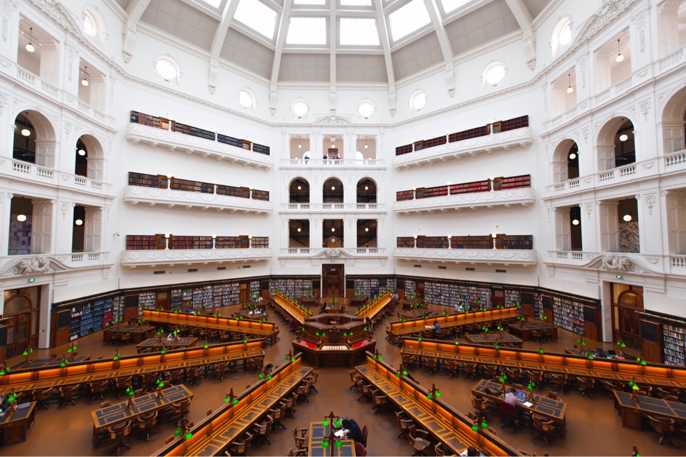 State Library Victoria, – the oldest public library in Australia ...