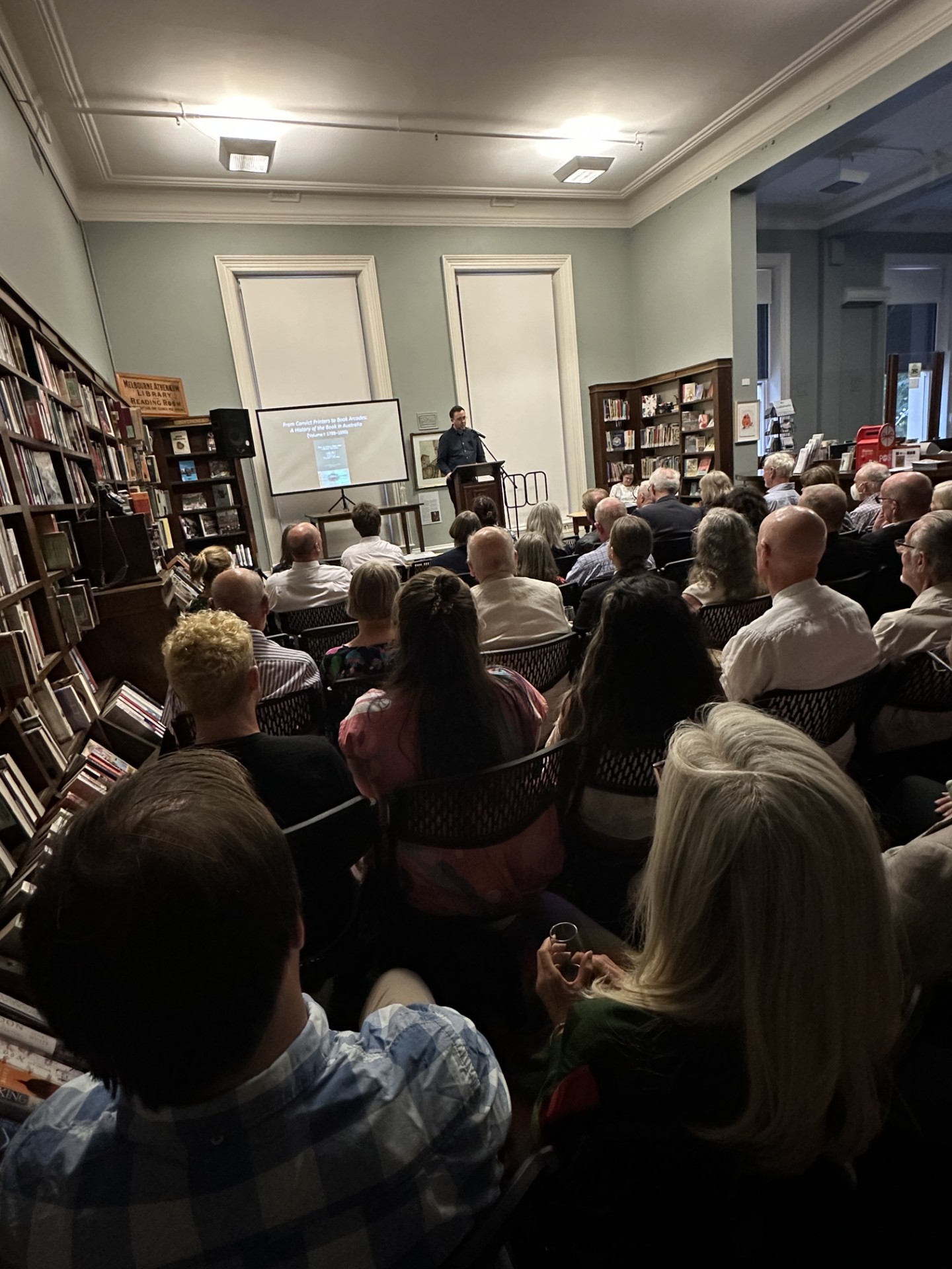 Athenaeum Library, Melbourne, launch of From Convict Printers to Book ...